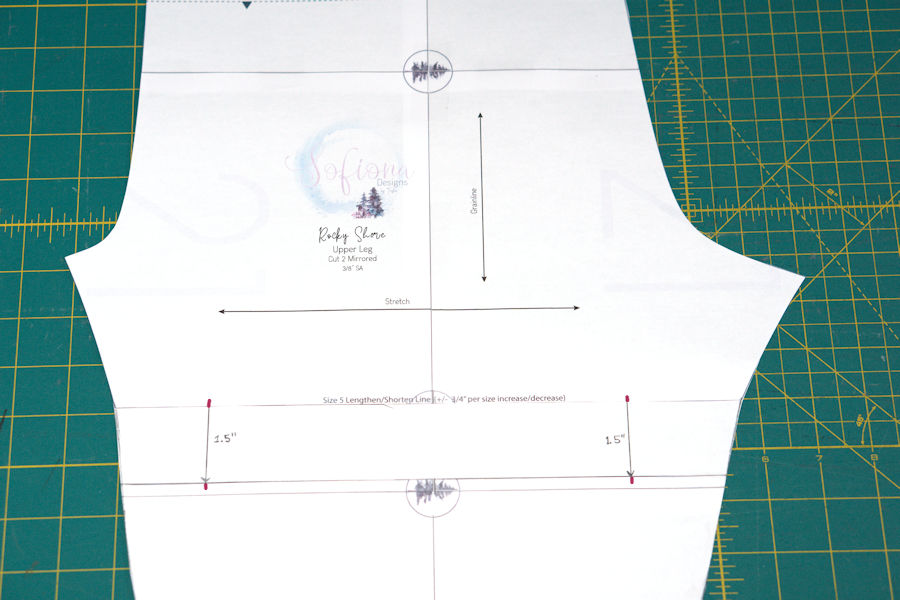Using a Patterns’ Lengthen/Shorten line – I am Mami de Sofiona